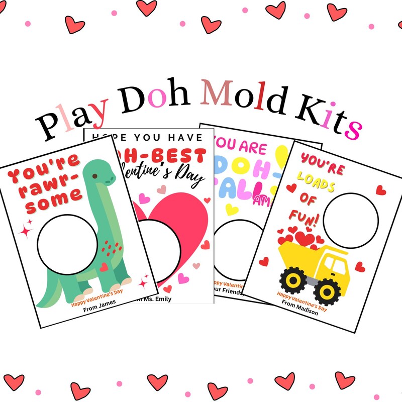 Play Doh Valentine - Etsy