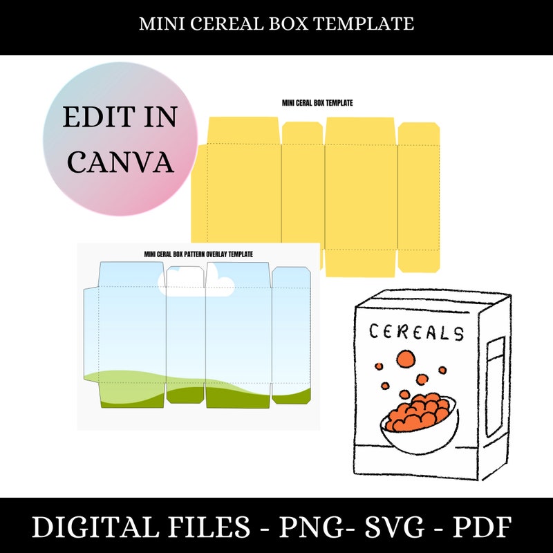 Box Template - Etsy
