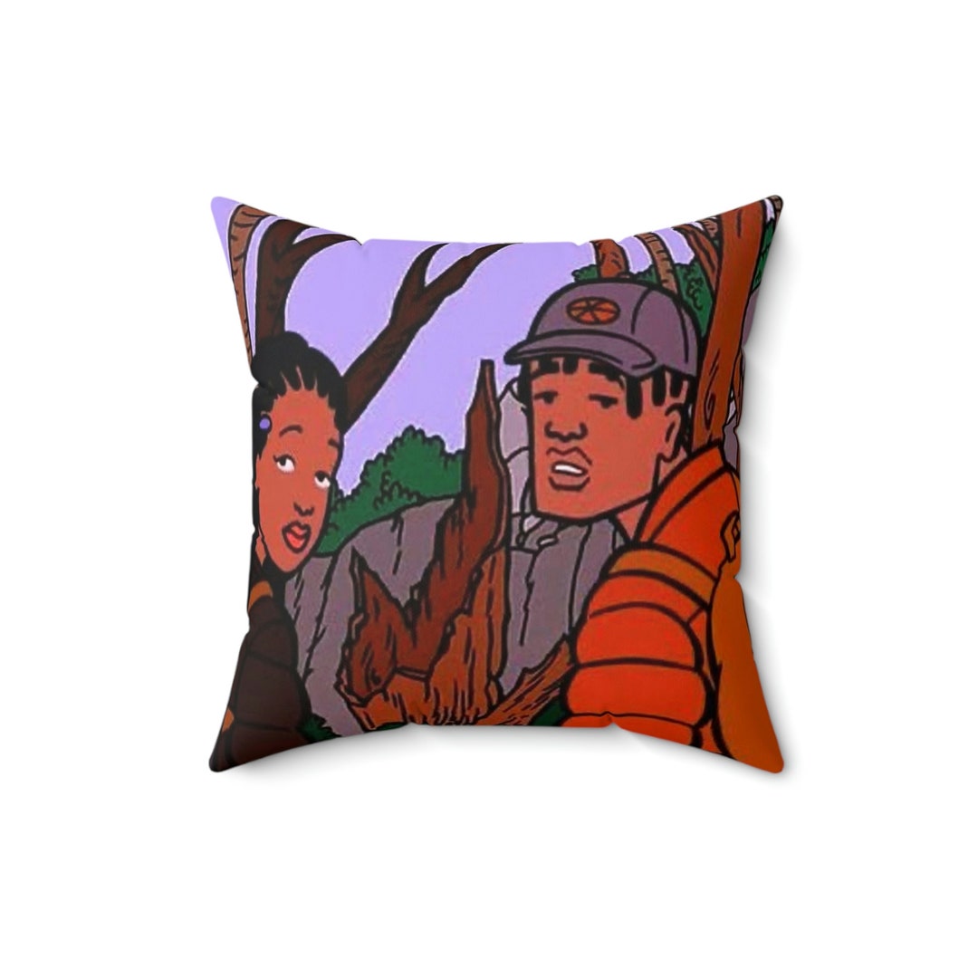 Daria Inspired Jodie Landon and Mack Mackenzie Spun Polyester Square ...