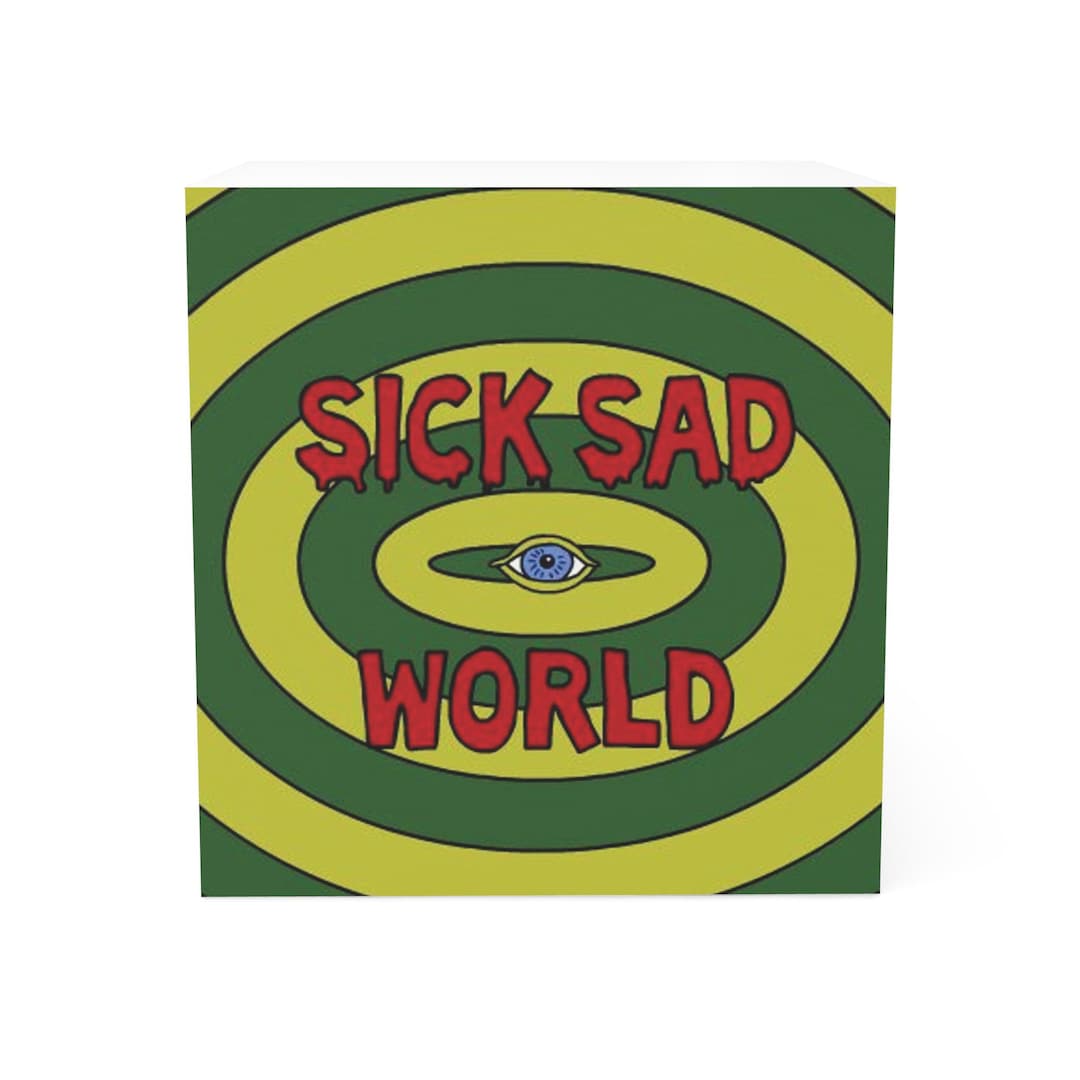 Note Cube, Daria Sick Sad World Inspired Sticky Notes, Office Supplies ...