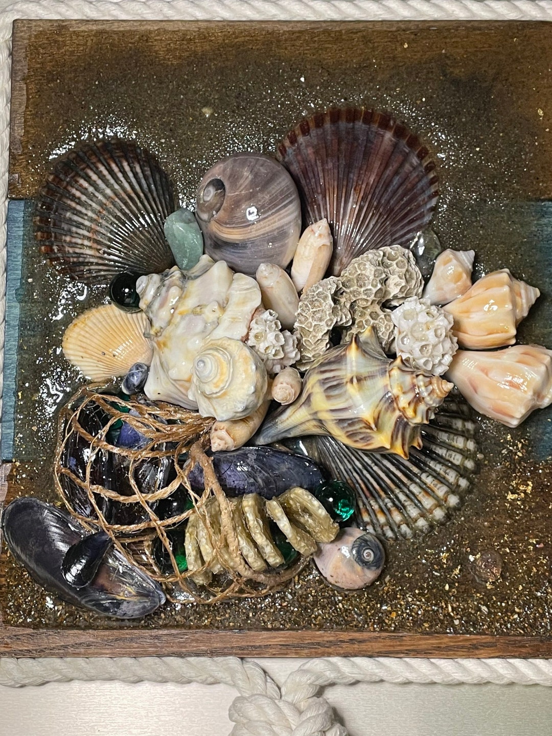 Healing Crystals and Shell Art - Etsy