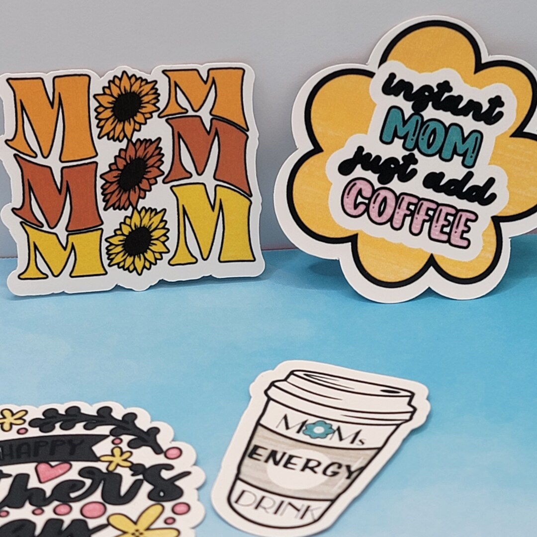 Mothers Day Stickers. Mom Stickers Set of 30 Stickers Lot Fun Pack ...