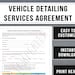 Vehicle Detailing Services Agreement Template Auto Detailing Services ...