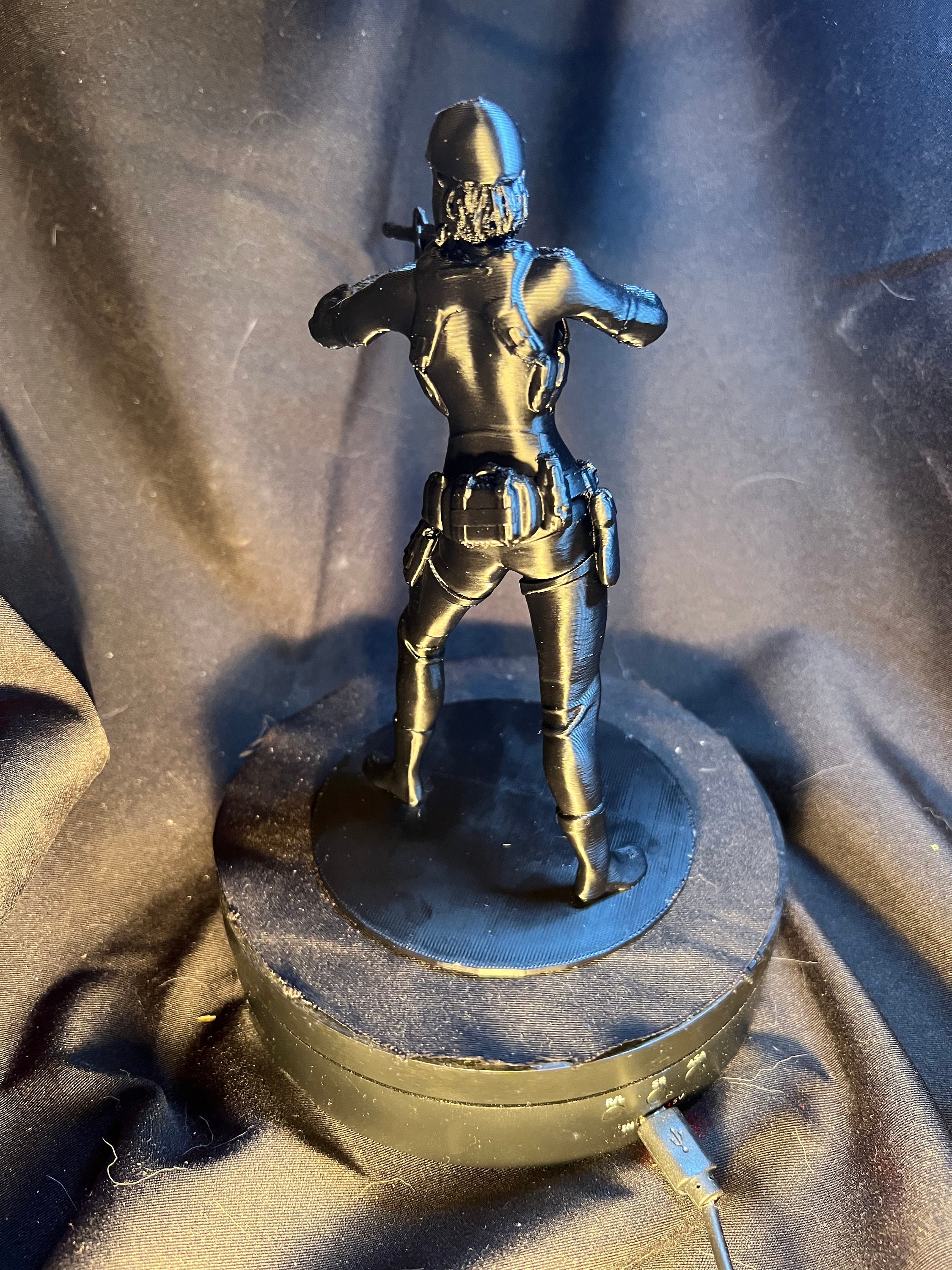 Jill Fighter Figurine / Soldier Woman Figure - Etsy