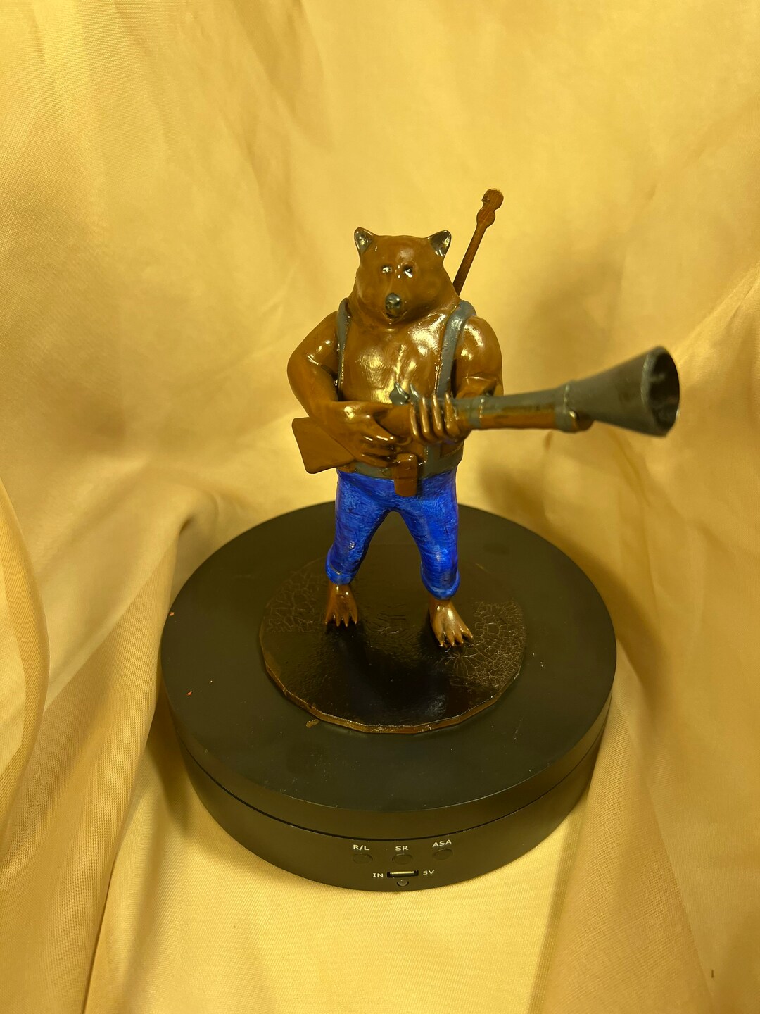 Bamboo the Bear-man Character With a Banjo - Etsy
