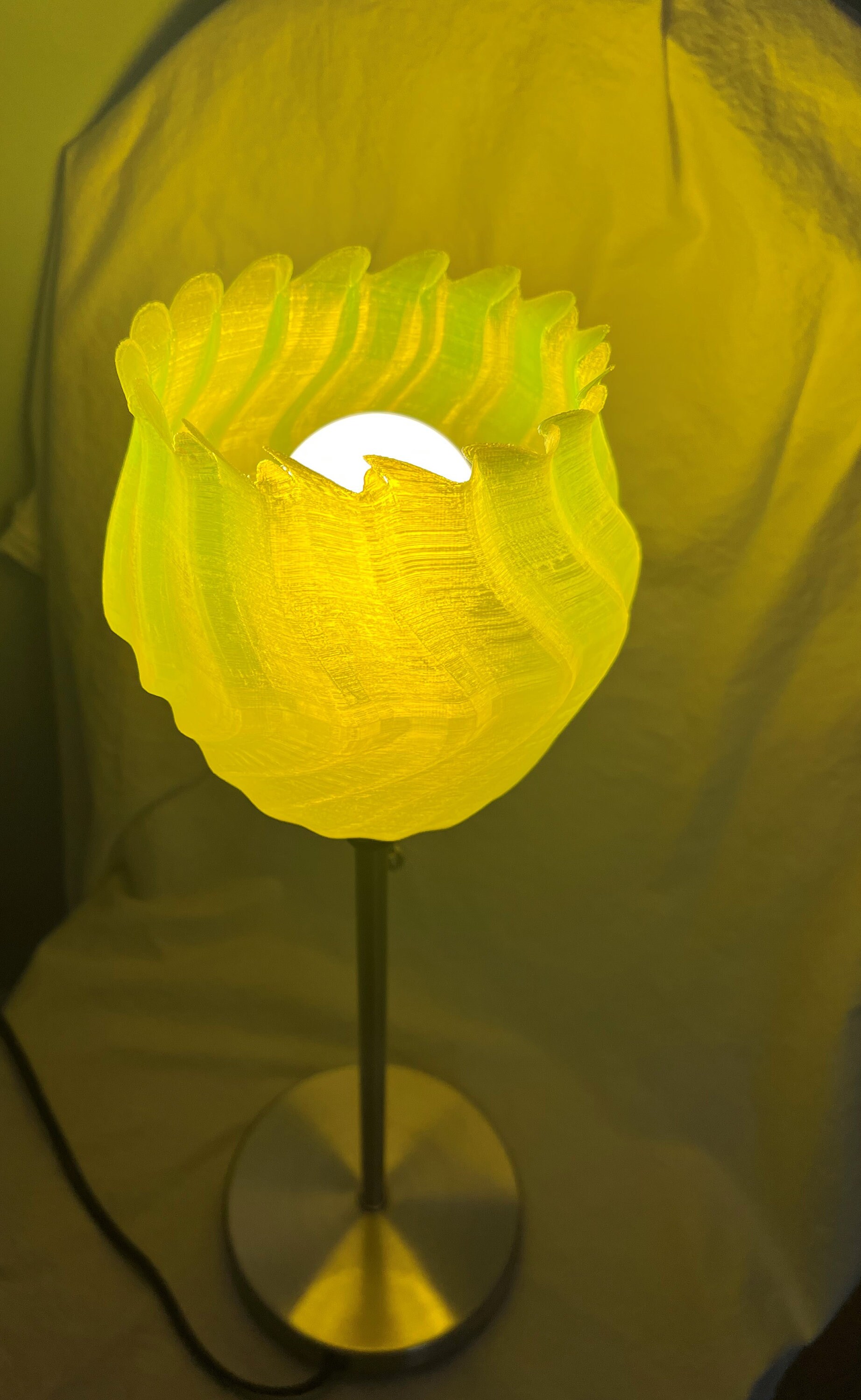 Lamp With 3d Printed Shade - Etsy