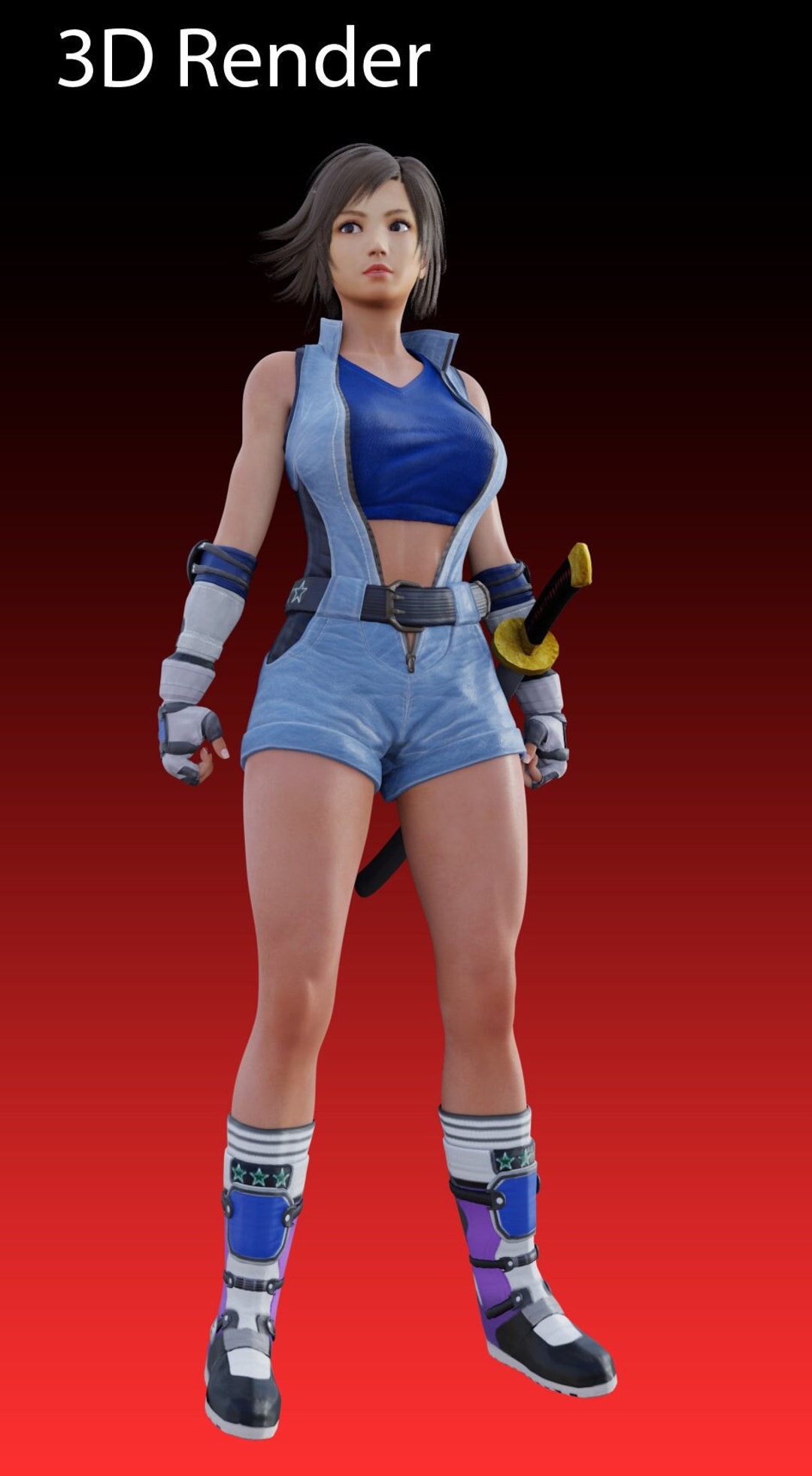 Modern Chinese Sword Fighting Girl - Etsy