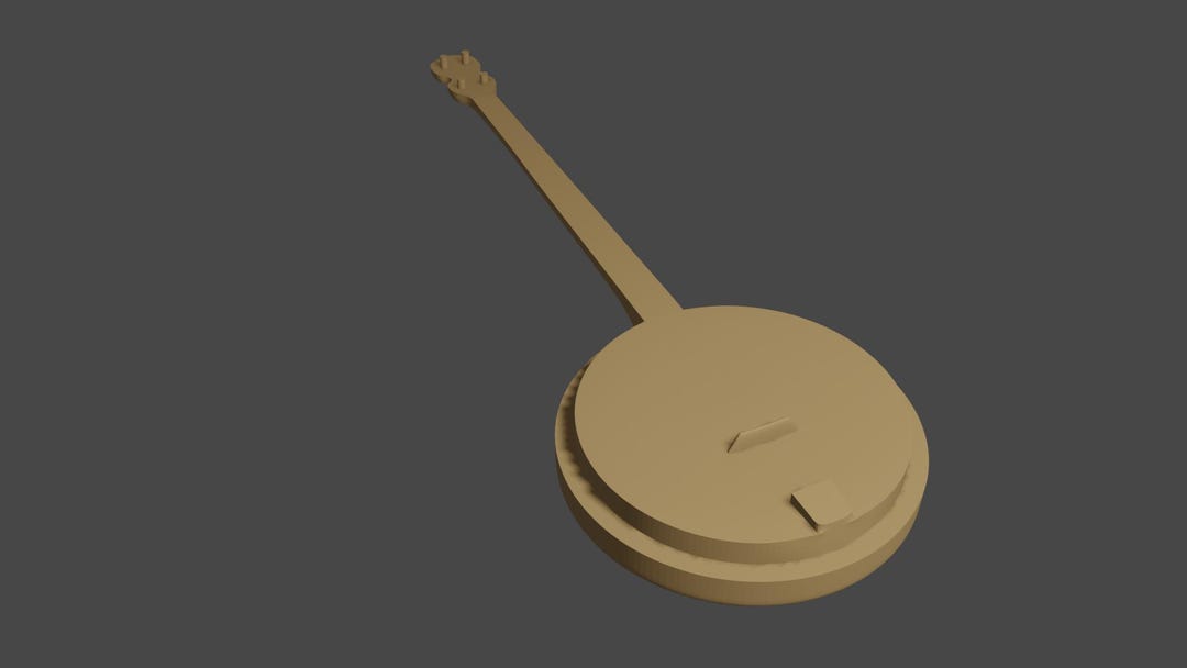 Banjo Minature STL File - Etsy