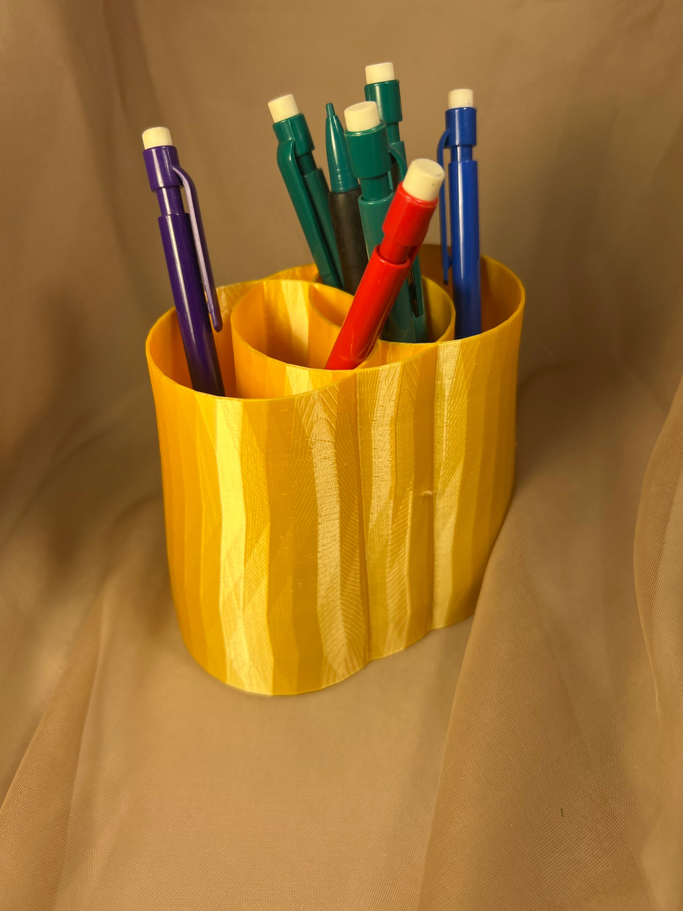 3 Way Divided Pencil Holder - Etsy