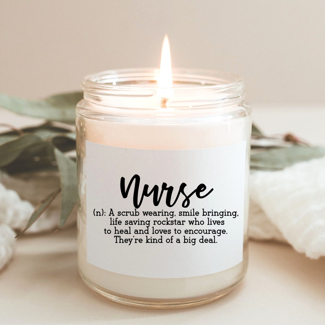 Nurse Label, Nurse Candle Label, Nurse Appreciation, Nurse Sticker ...