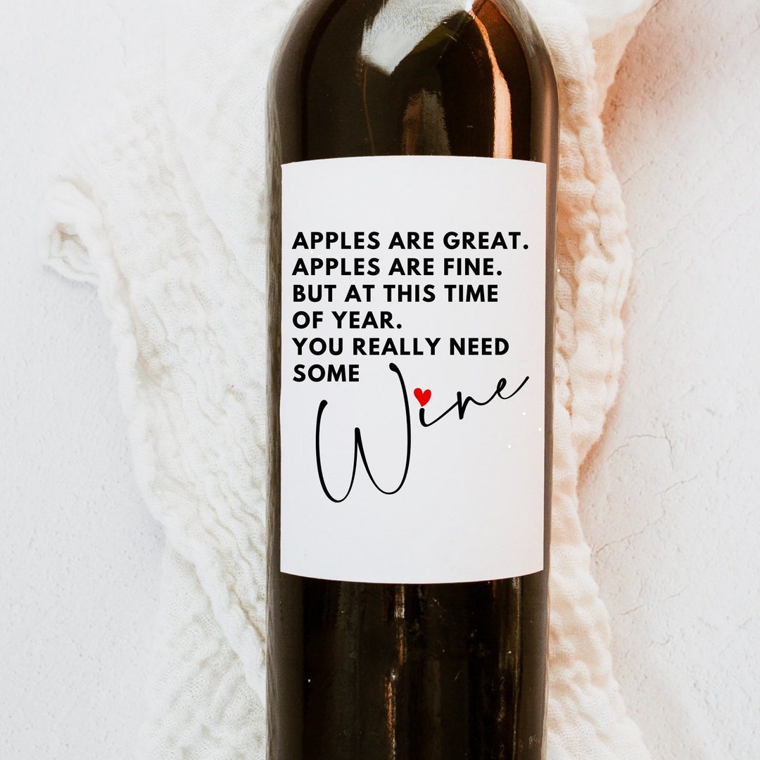 Funny Gift for Teacher, Teacher Appreciation Gift, Teacher Wine Label ...