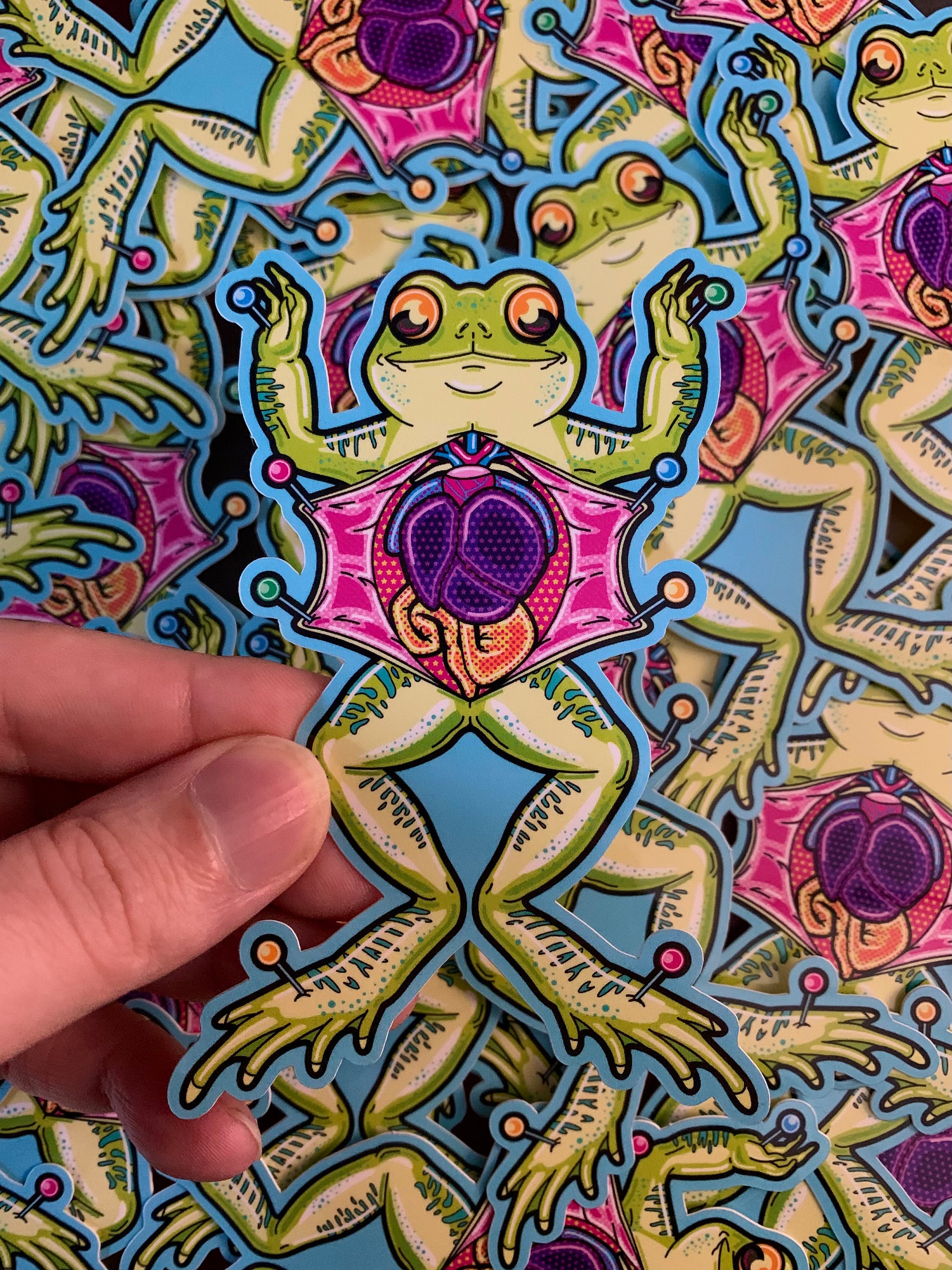 Frog Guts Vinyl Sticker - Etsy