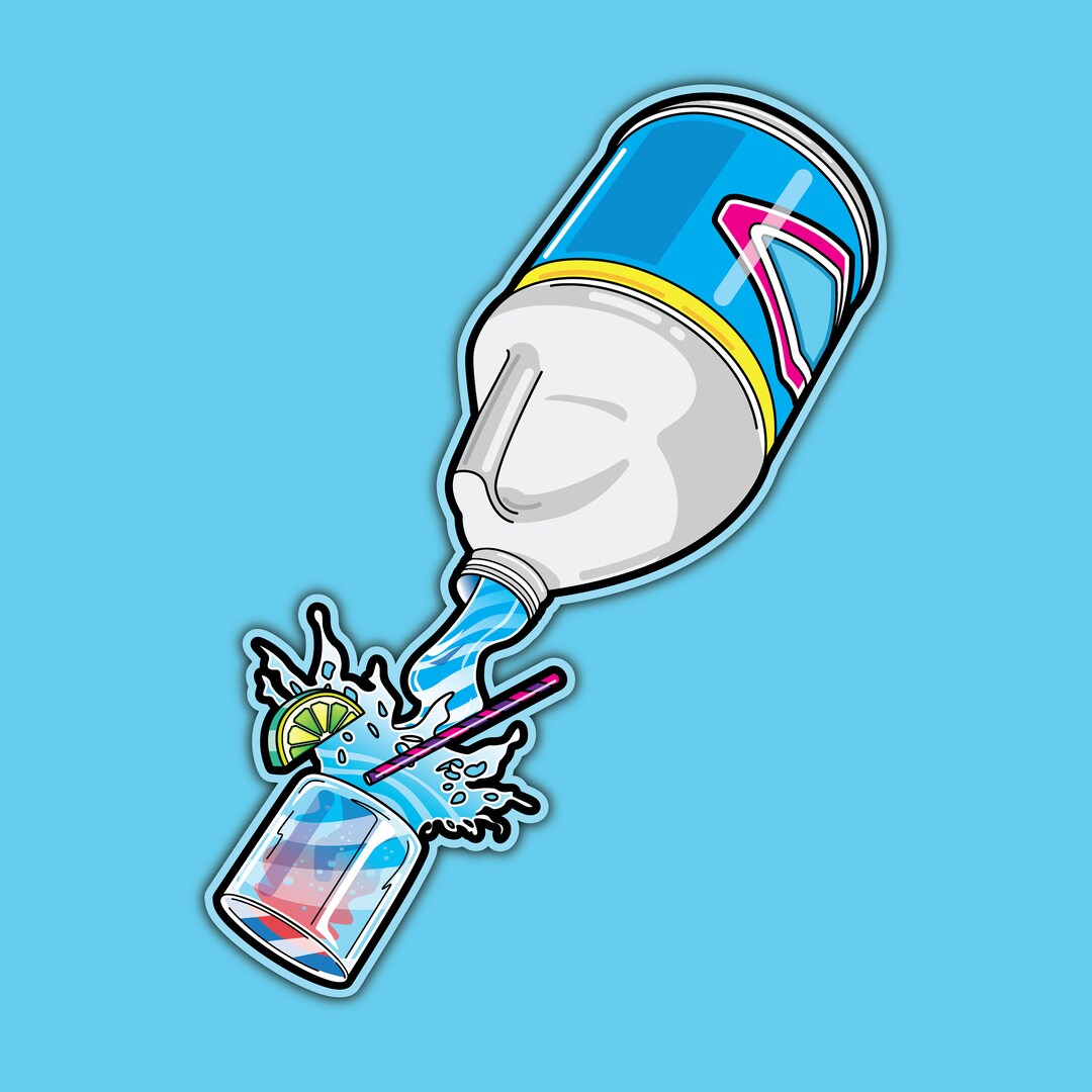 Bleach Cocktail Vinyl Sticker - Etsy
