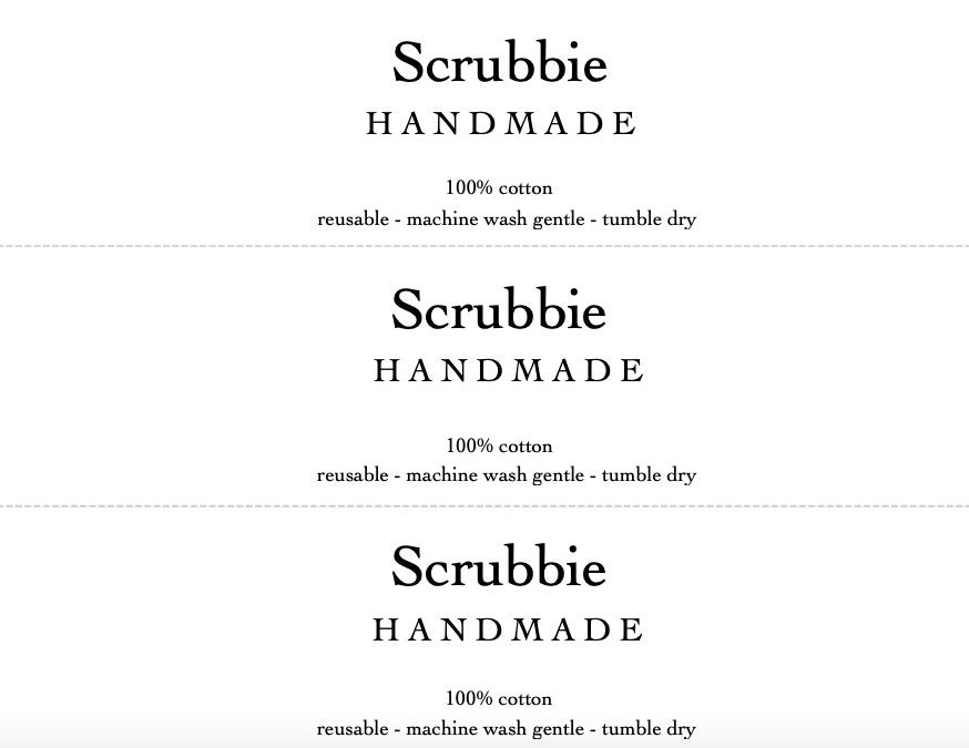 PDF Label Set Etsy