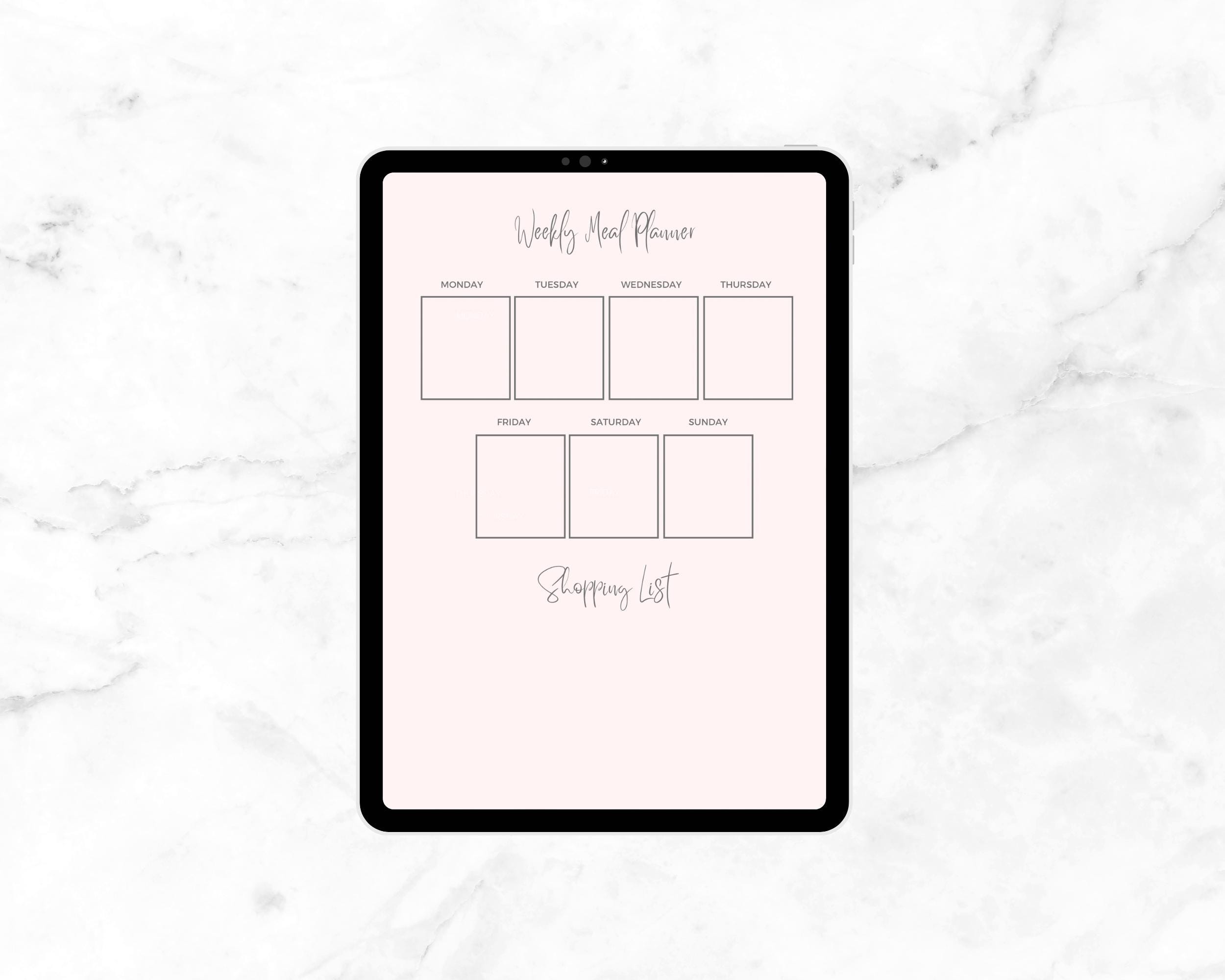 The Messy Meal Planner Printable/digital - Etsy