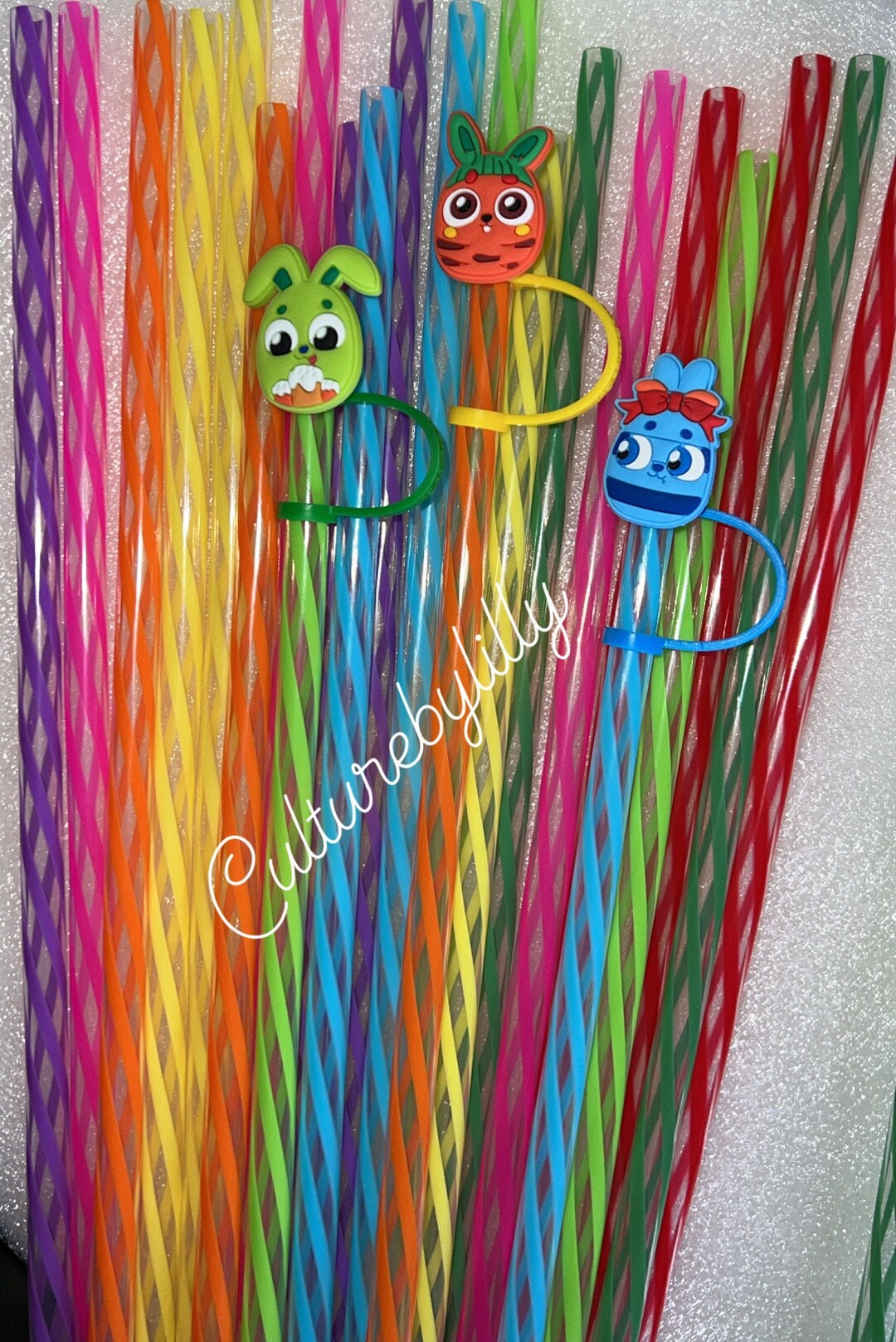Colorful Swirl Straw - Etsy