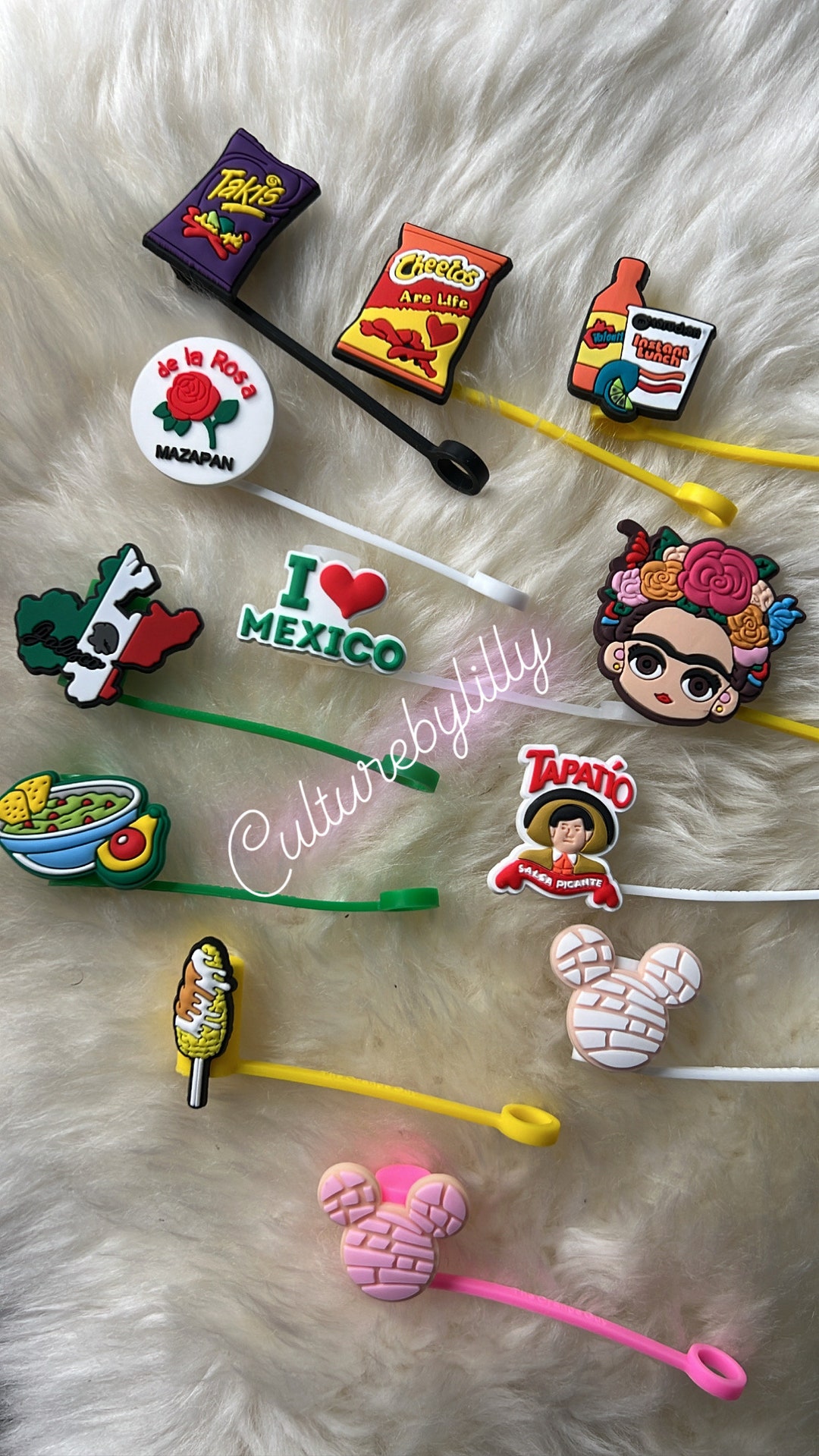 Mexican Culture Straw Covers - Etsy