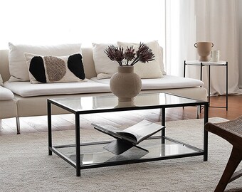 Large Unbreakable Glass Table - Etsy