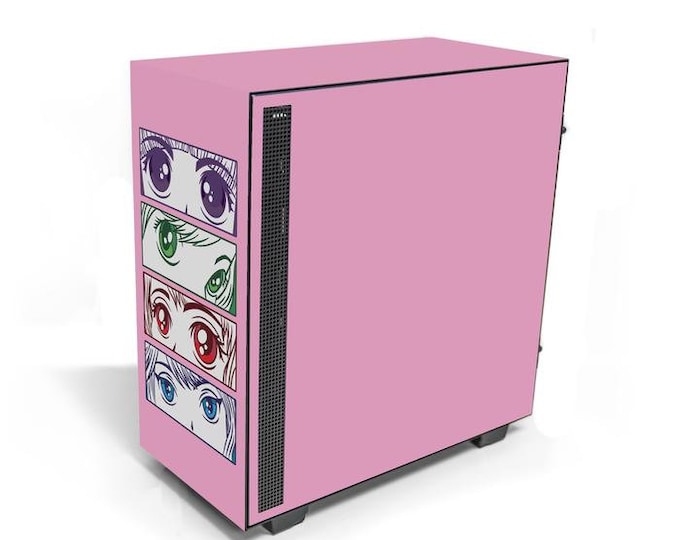 Anime Eyes NZXT H510 PC Case Skin | Custom Computer Case Skin Decal ...