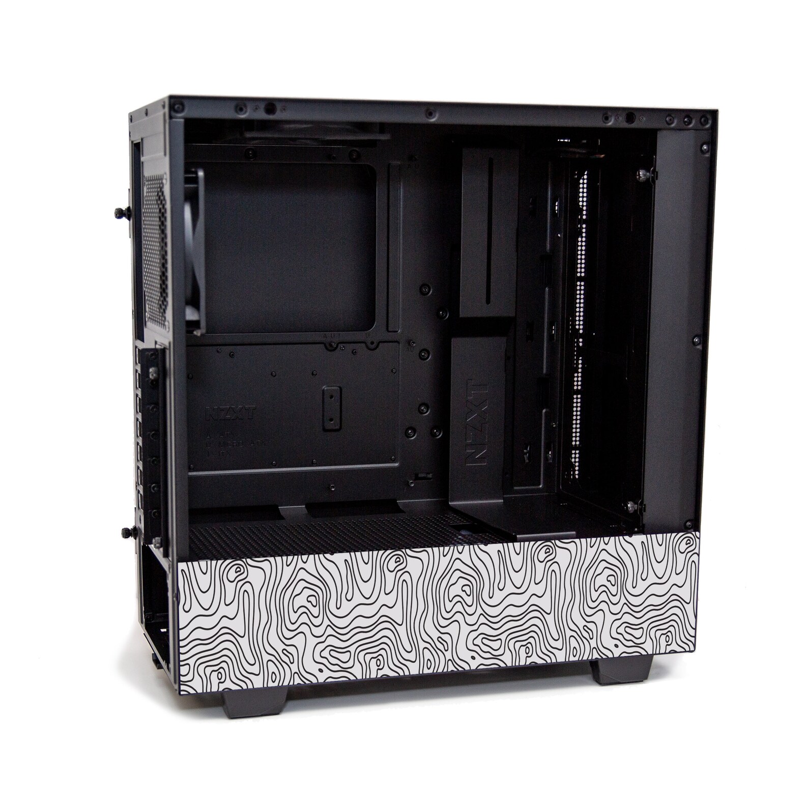Black Topo NZXT H510 PC Case Skin Custom Computer Case Skin | Etsy