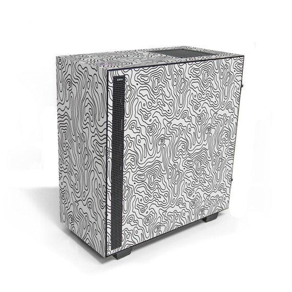 Black Topo NZXT H510 PC Case Skin Custom Computer Case Skin | Etsy