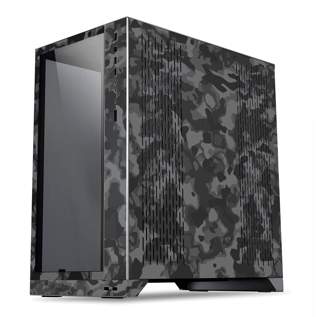 Black Camo Lian Li O11D XL PC Case Skin Custom Computer Case Skin Decal ...
