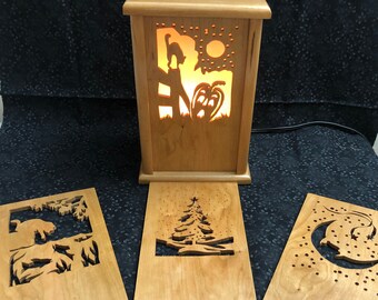 Scroll Saw Night Light - Etsy