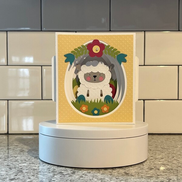 Sheep Shadow Box - Etsy