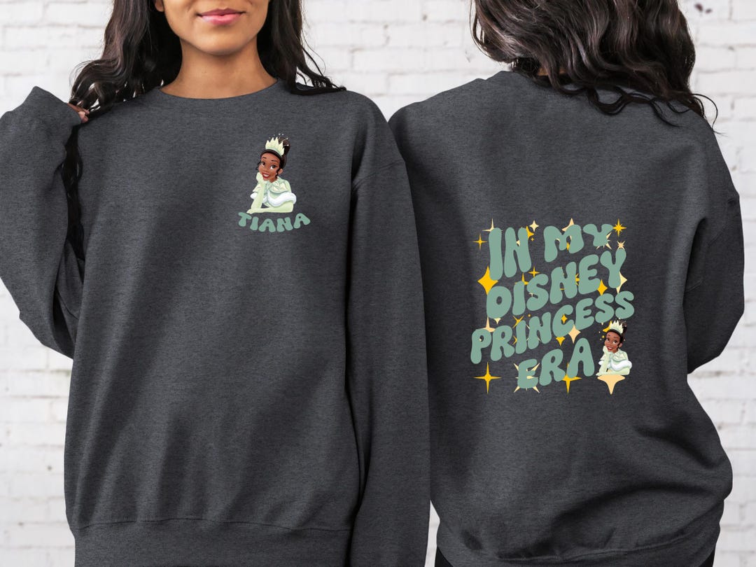 Disney Princess Tiana Portrait Graphic Vintage DTF, in My Disney ...