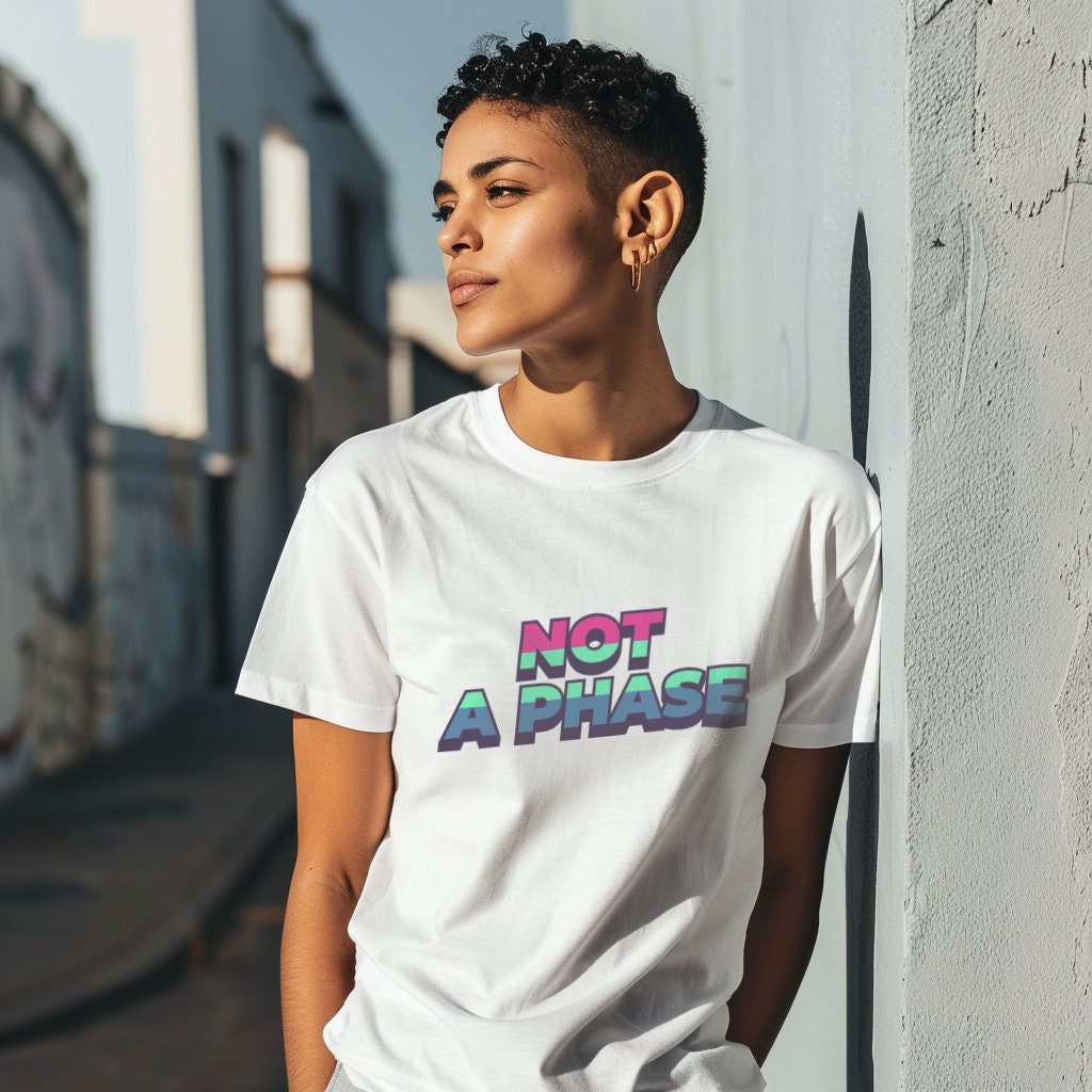Polysexual Pride - It's Not a Phase - LGBTQIA+ Shirt - White - Etsy