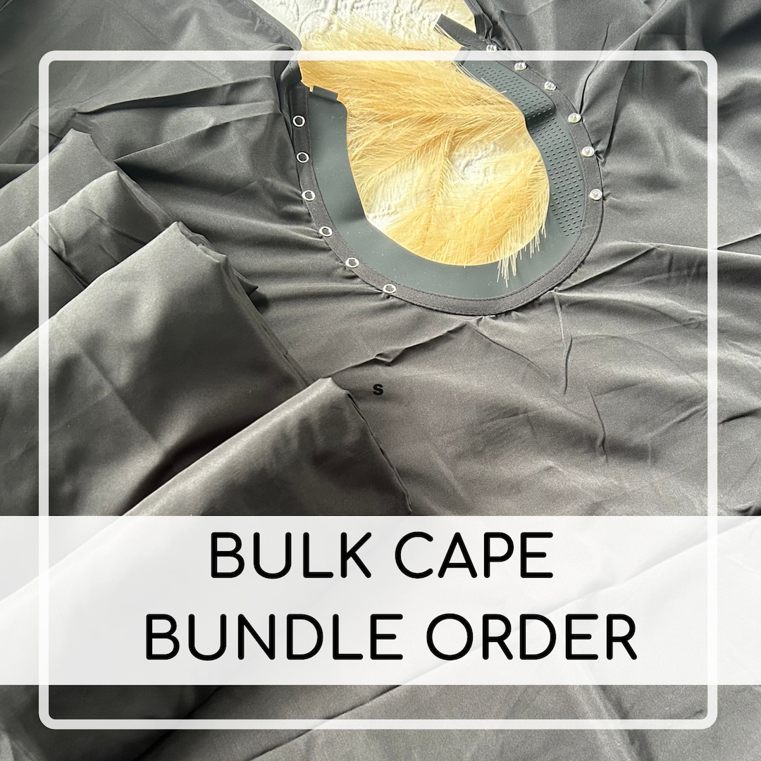 Bulk Salon Cape Custom Hair Stylist Cape Personalized Logo Hair Salon Smock Hair Dresser Salon ...