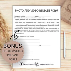 Price Increase Notice Template Hair Salon Business Form Price List ...