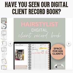 Client Intake Form Hair Salon New Client Form Hairstylist Client ...