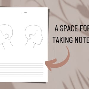 Haircutting Head Sheets | Hairstylist Head Sheets | Printable Blank ...