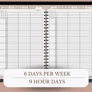 Salon Digital Appointment Book Hair Salon Digital Planner Hairstylist ...