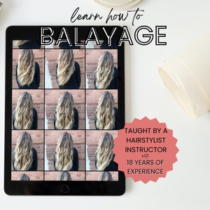 Learn How to Balayage Hairstylist Colour Ebook Training Guide Learn How ...