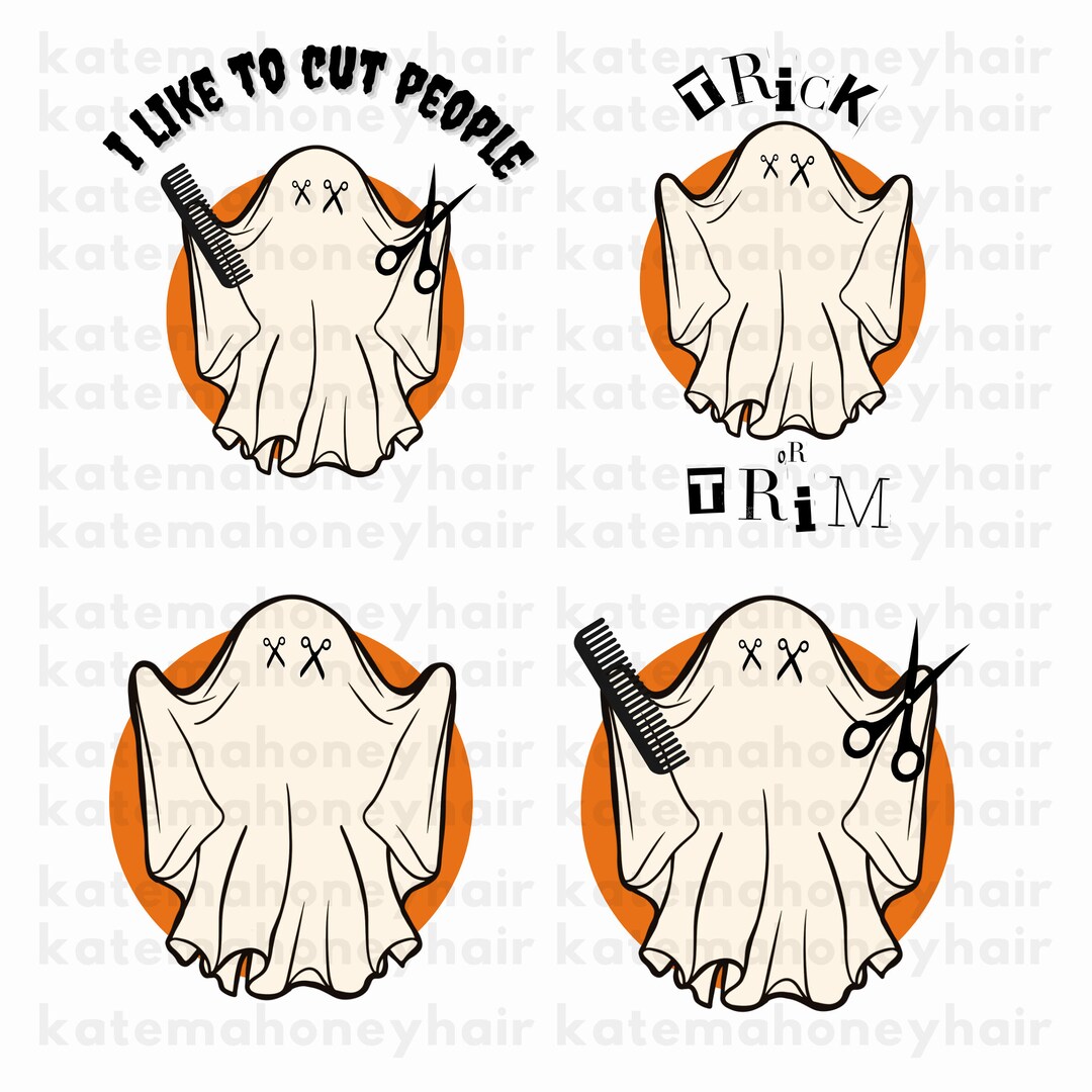 Hairstylist PNG Halloween Hair Salon Halloween Clip Art PNG Ghost ...