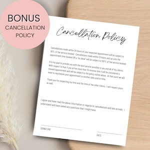 Salon Digital Appointment Book Hair Salon Digital Planner Hairstylist ...