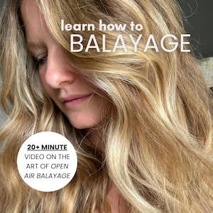 Learn How to Balayage Hairstylist Colour Ebook Training Guide Learn How ...