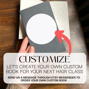Hairdressing Head Sheets Book for Hair Stylist Head Form Booklet ...