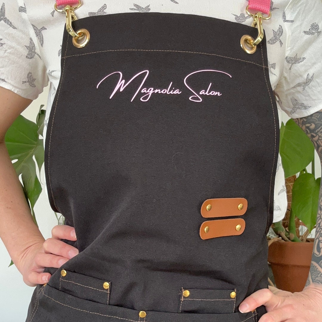 Hairstylist Apron for Hairdresser Custom Apron Cosmetology Personalized ...