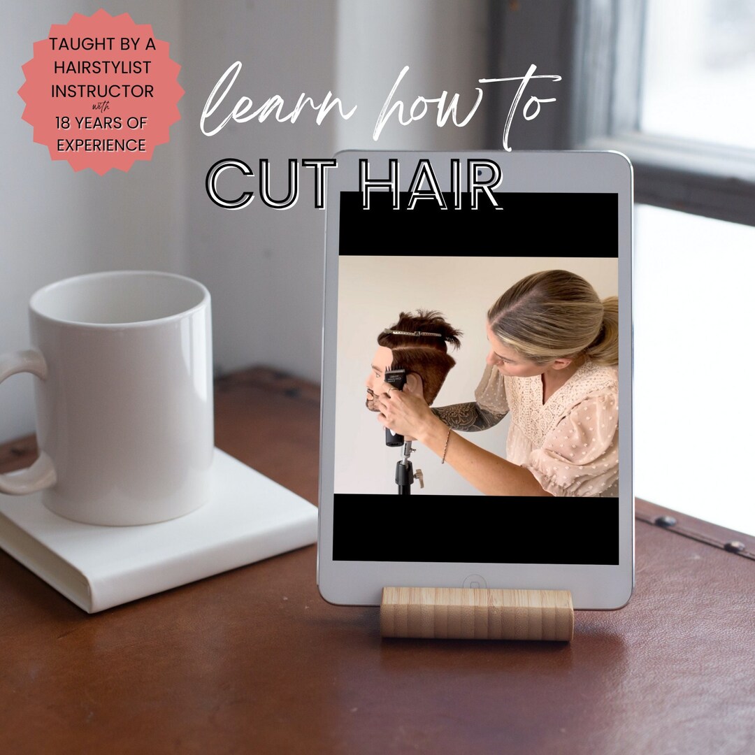 Learn How to Cut Hair Ebook Training Guide Cutting Hair Haircut ...
