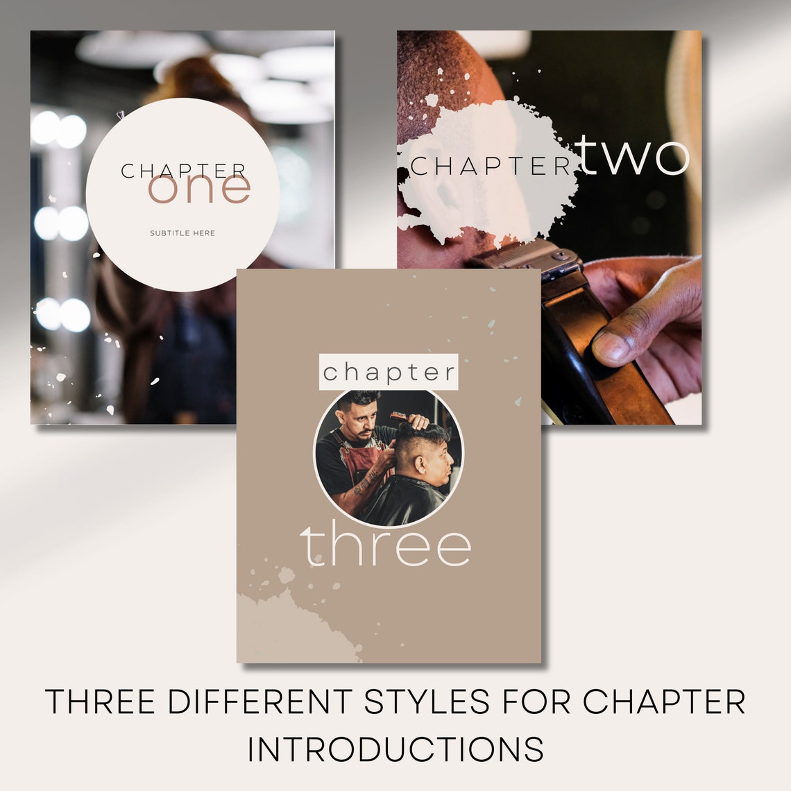 Barber Course Template Barber Instructor Class Material Barbershop ...
