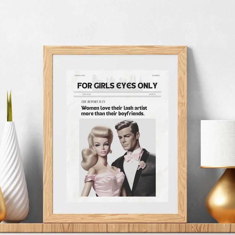 Lash Artist Decor Lash Tech Business Spa Decor for Walls Lash Artist ...