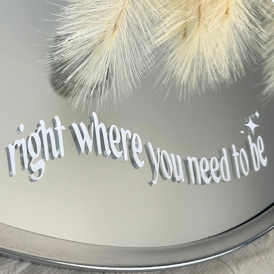 Salon Decor Mirror Decal Inspiration Quote Mirror Hair Salon Decor ...