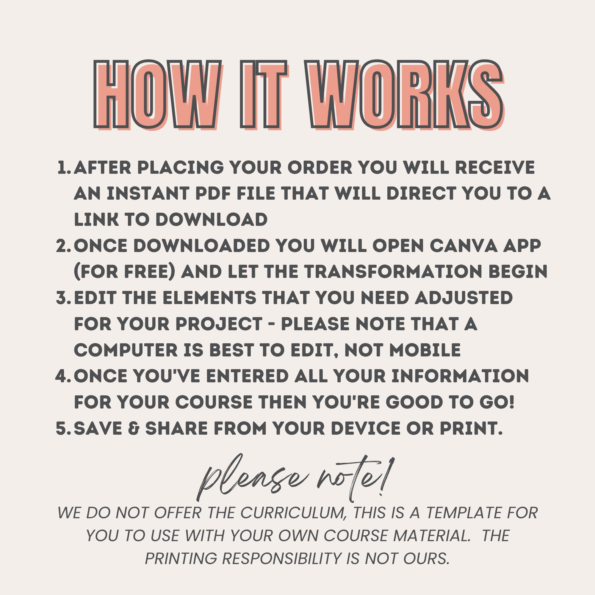 Barber Course Template Barber Instructor Class Material Barbershop ...