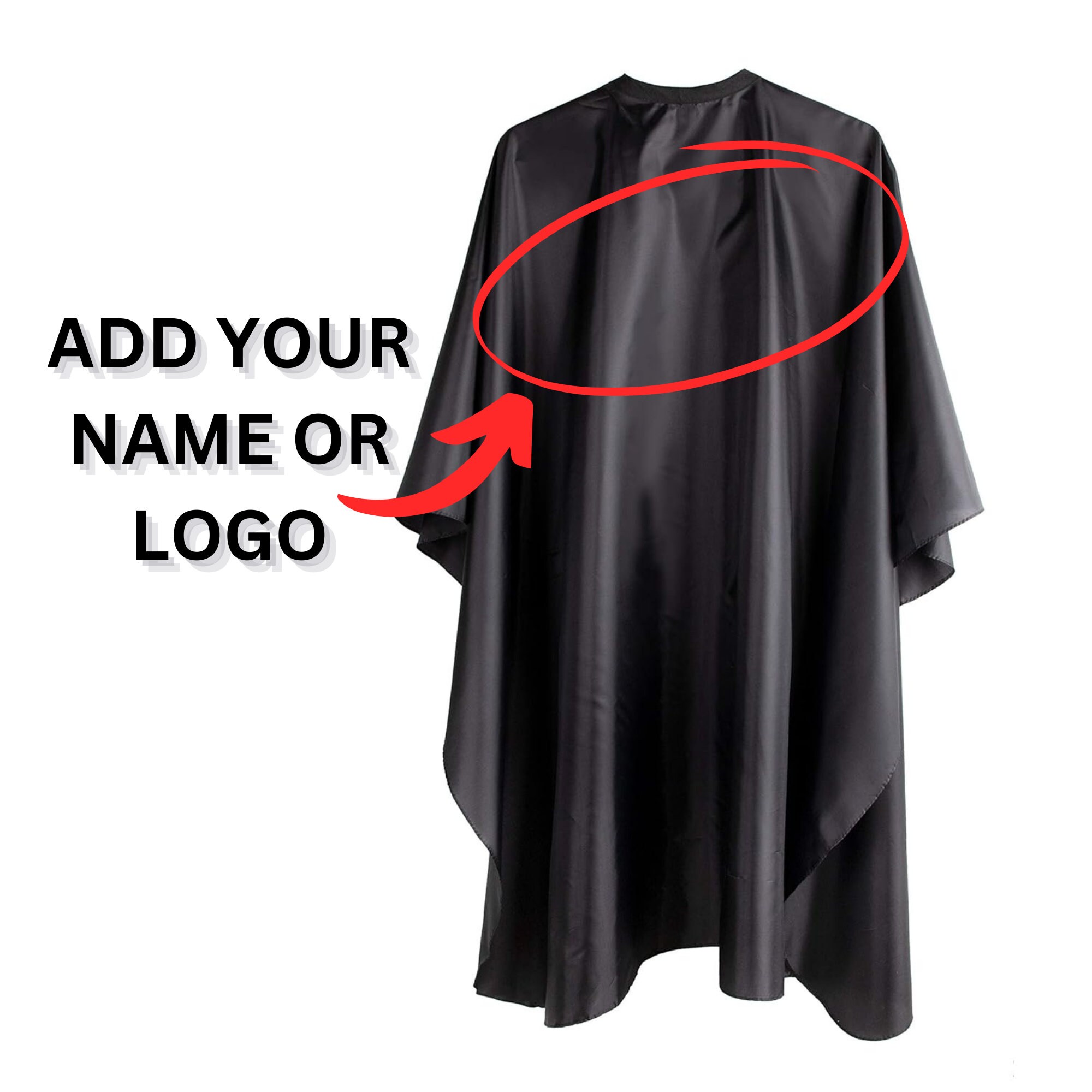 Custom Salon Cape Personalized Hair Stylist Cape With Logo Hair Salon ...