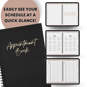 Salon Digital Appointment Book Hair Salon Digital Planner Hairstylist ...