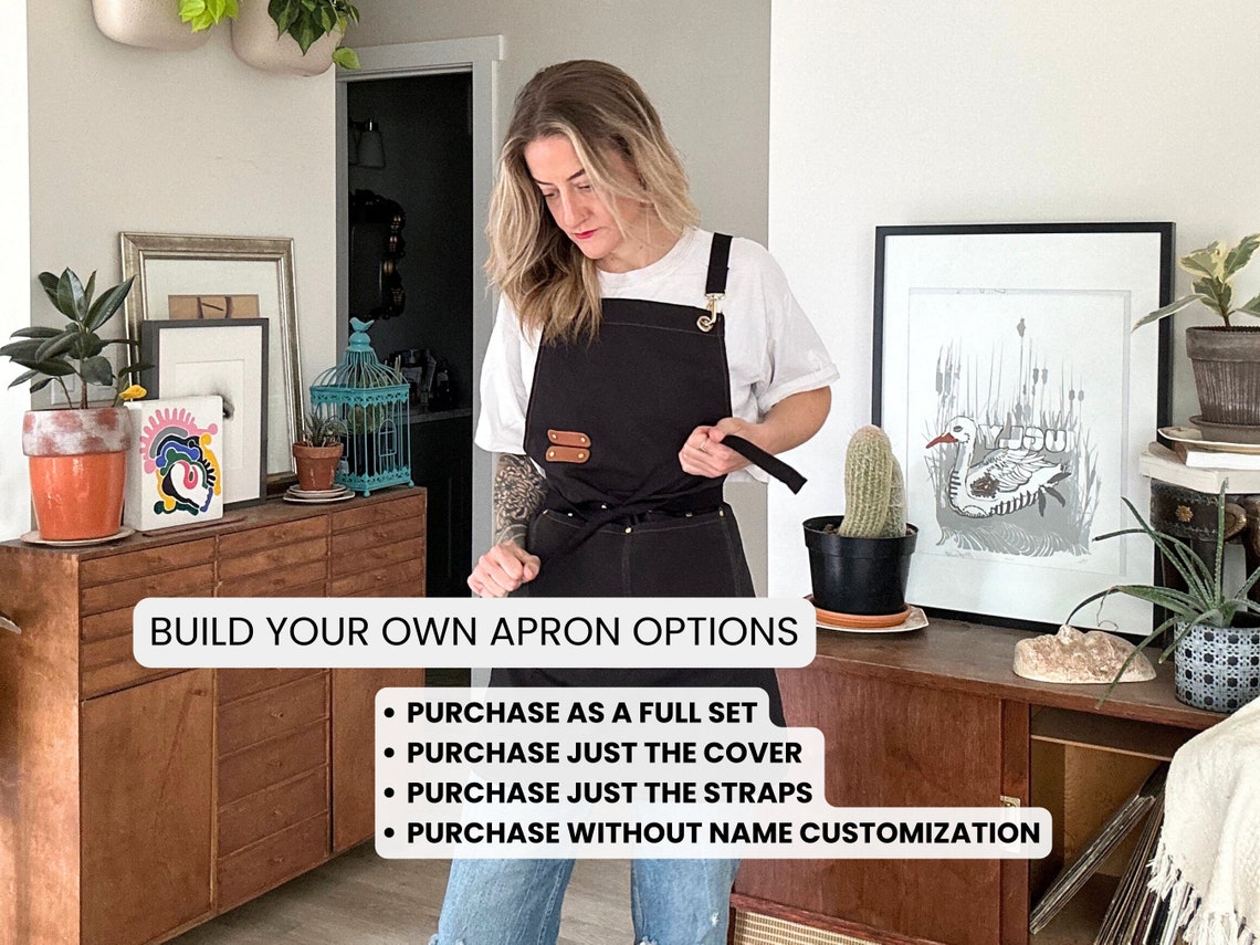 Custom Barber Apron With Pockets Personalized Hairdresser - Etsy