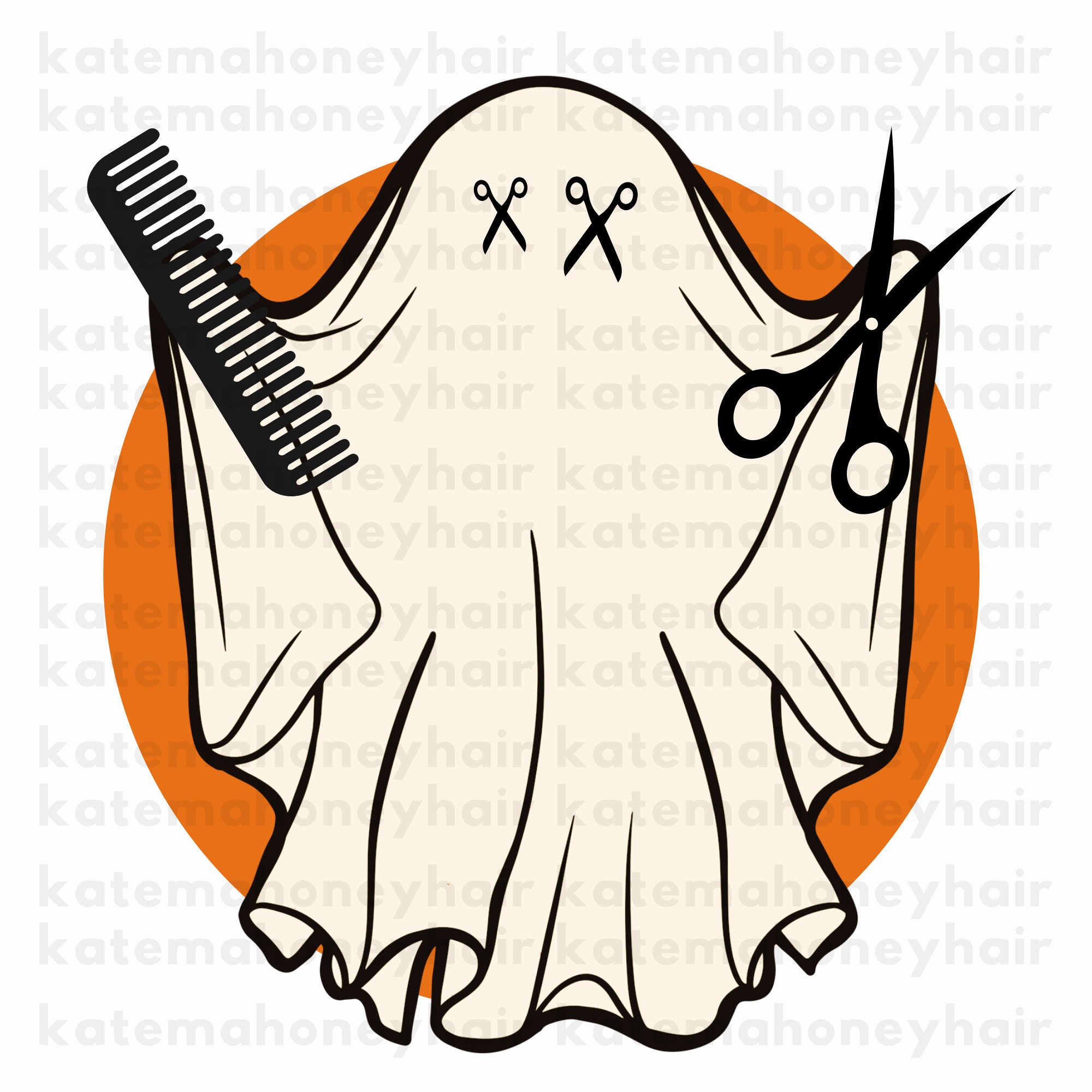 Hairstylist PNG Halloween Hair Salon Halloween Clip Art PNG - Etsy